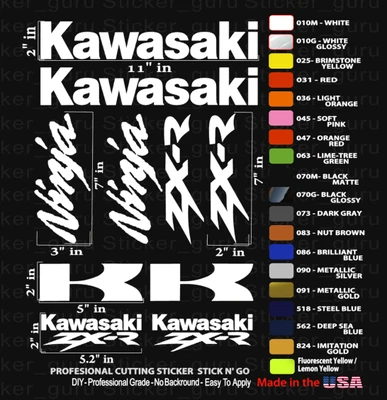Best Kawasaki Motorcycle Decals Deals | Dealsan
