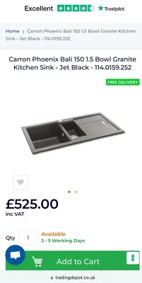 Black Kitchen Sinks 1.5 Bowl Deals ⇒ Best Sales in UK | Dealsan