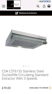 Extractor Hood 70cm Deals ⇒ Best Sales in UK | Dealsan